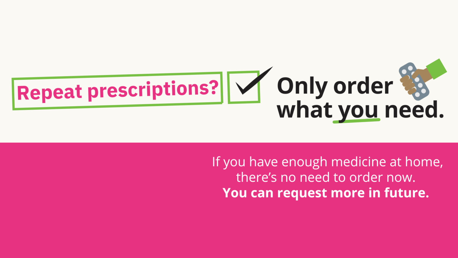 Repeat Prescription - Millcroft Medical Centre